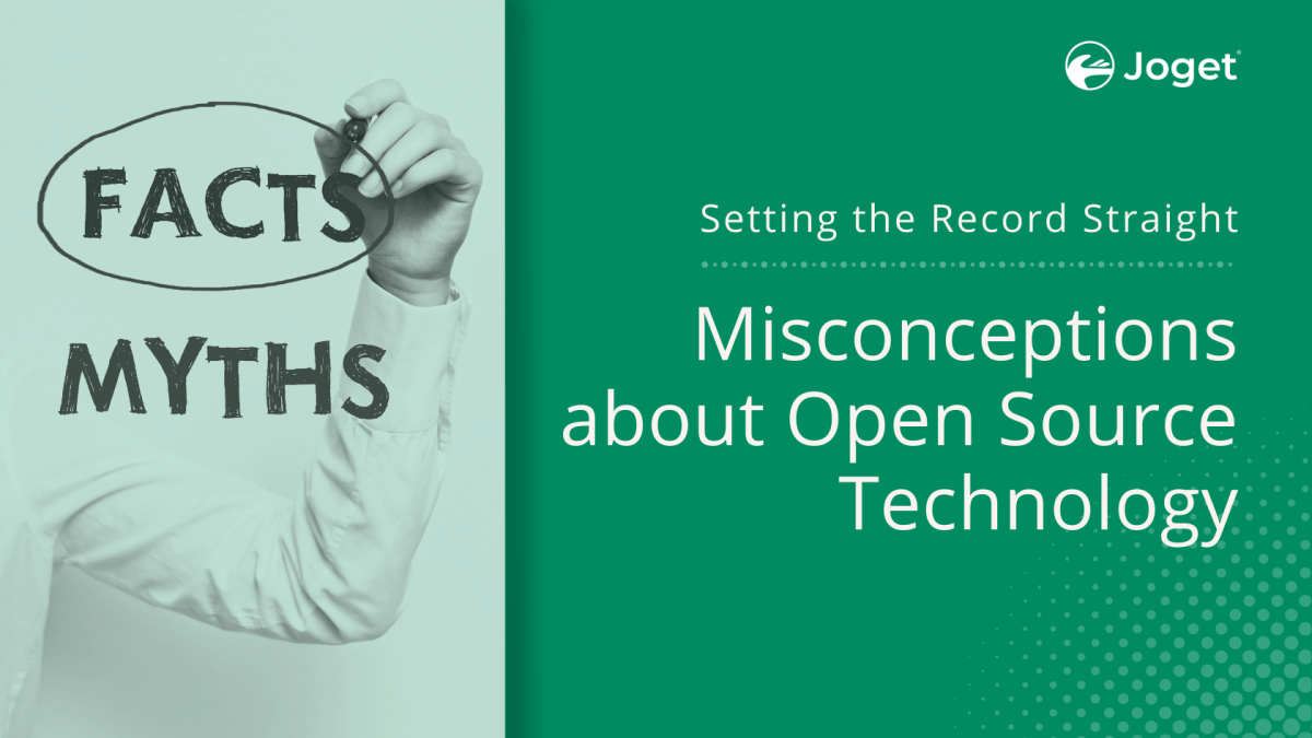 Setting the Record Straight: Misconceptions about Open Source Technology - Joget