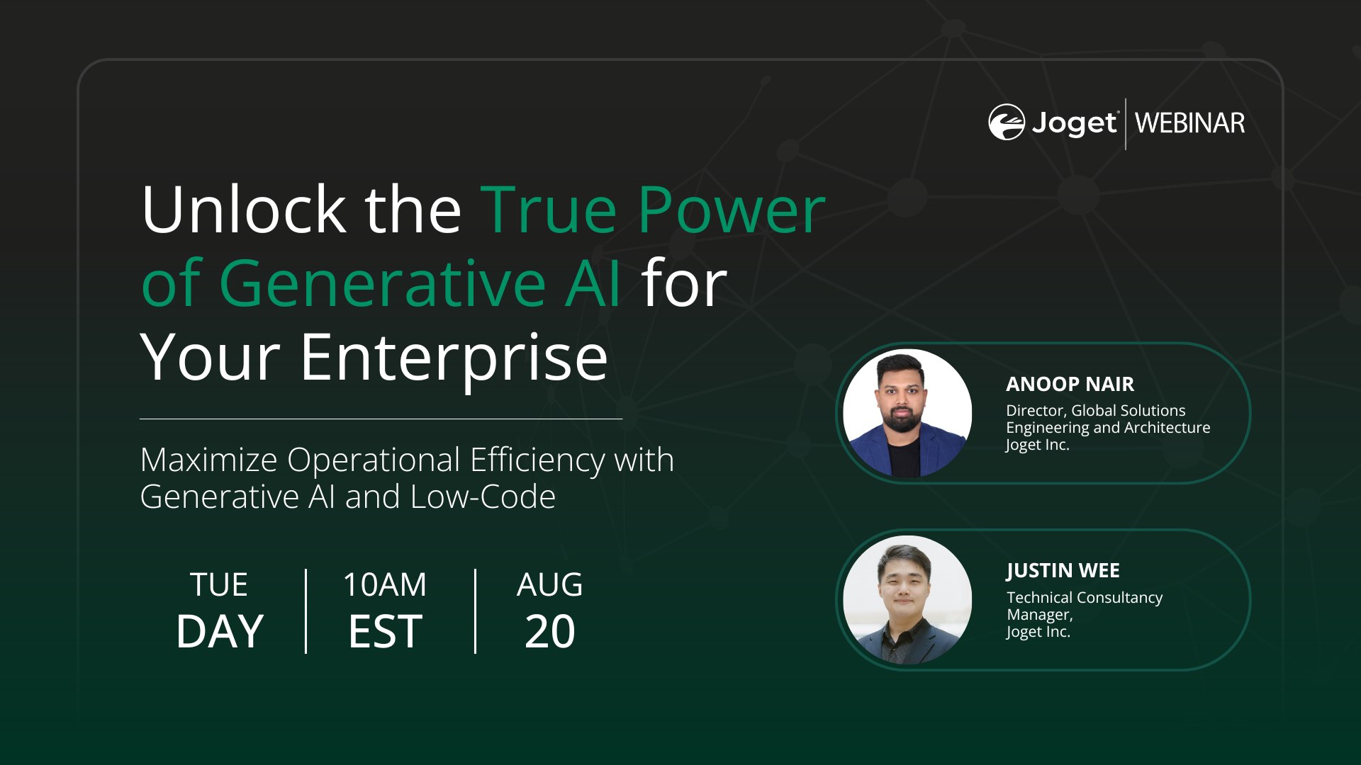 Webinar On Demand Generative AI - Joget